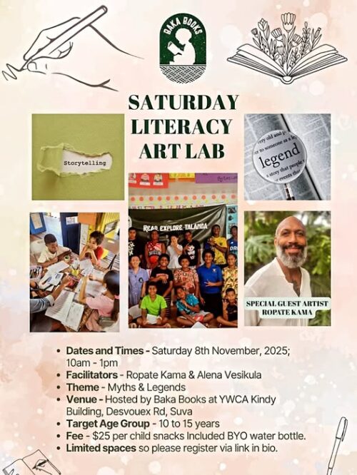 Lit and art lab – Baka Books Fiji